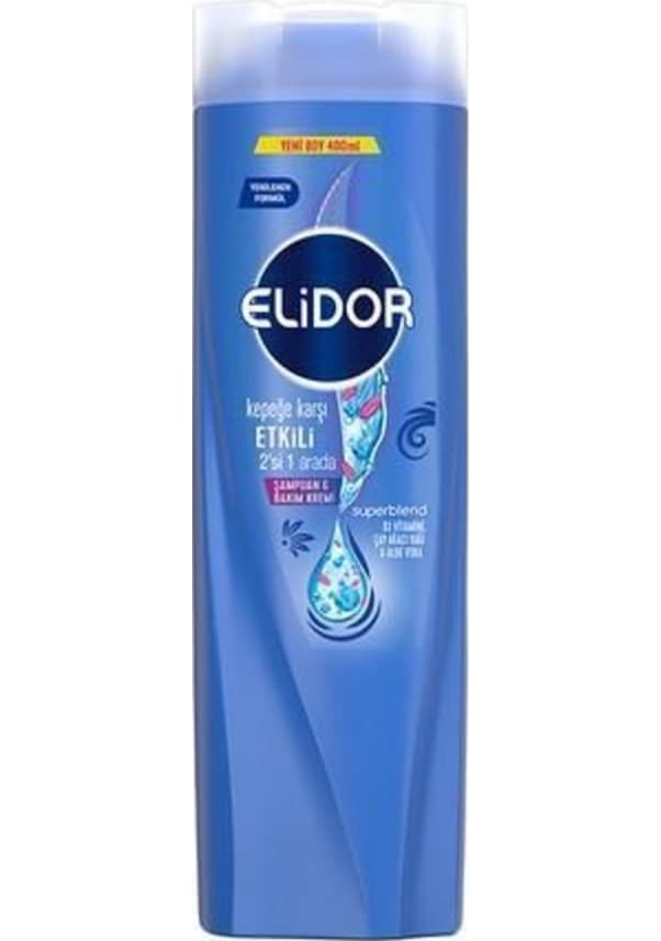 Elidor Kepeğe Karşı Etkili 2 si 1 Arada Şampuan 400 ML Fiyatları ve ...