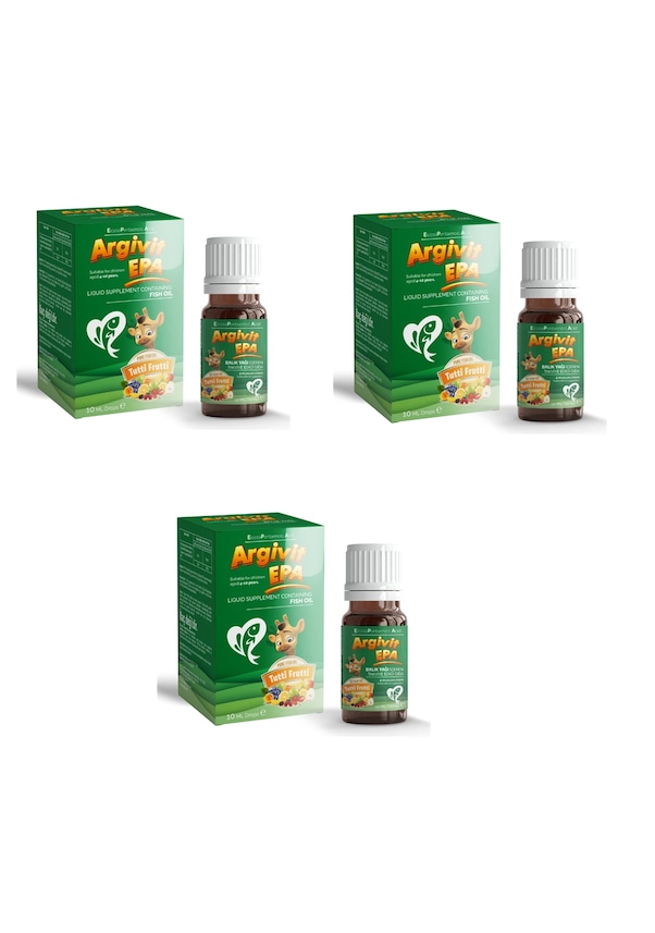 Argivit Epa 10 ML 3 Adet Fiyatları ve Özellikleri