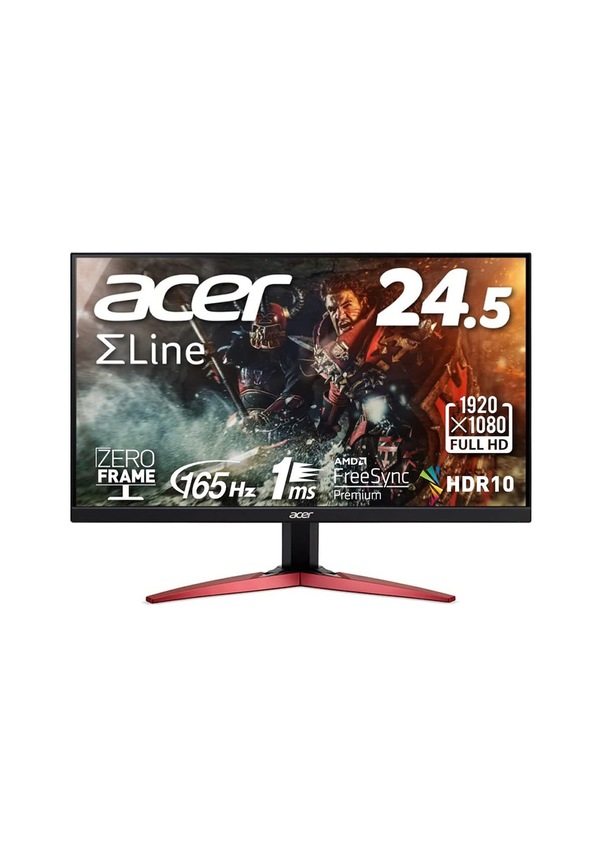 Acer Nitro KG251Q 24.5" 1 MS 165 Hz HDMI+DP Full HD VA LED Monitör ...