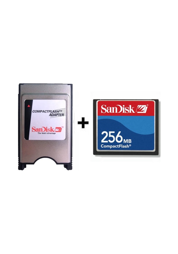 Sandisk Pcmcıa-Cf Adaptör + 256Mb Cf Kart Compact Flash Kart Fiyatları ...