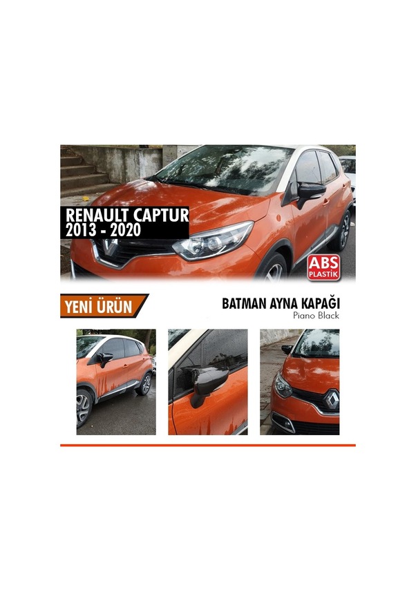 Renault Capture Batman Ayna Kapağı Piano Black Fiyatları ve Özellikleri