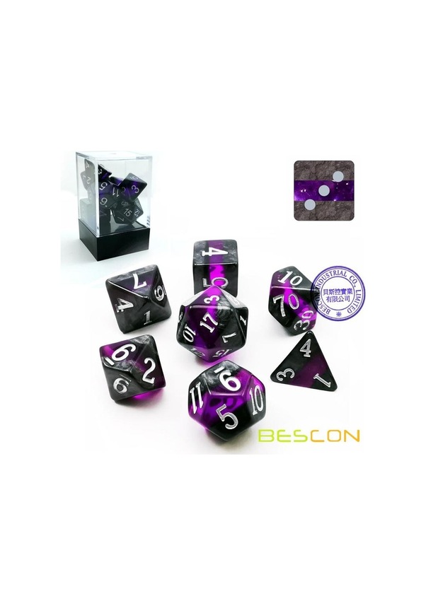 Mineral Rocks Gem Vınes Çokyüzlü D&d Zar Seti 7'li, Rpg Rol Yapma Oyunu ...