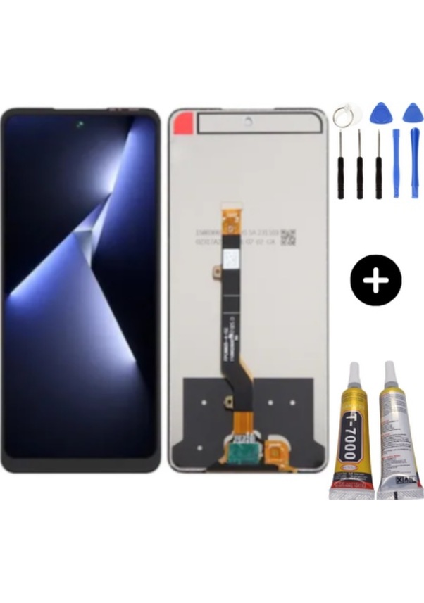 Tecno Pova 5 Pro Uyumlu Servis Lcd Ekran Dokunmatik + Montaj Seti Çok ...