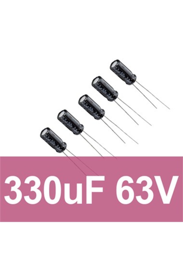 330Uf 63V (5 Adet) Elektrolitik Kondansatör Fiyatları ve Özellikleri