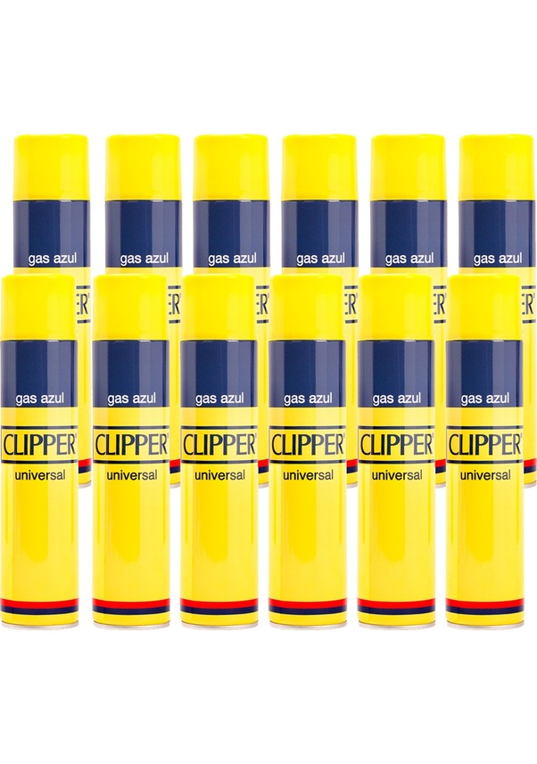 12 adet Clipper 250 ml. Universal Gas Azul Çakmak Gazı hu75azul ...