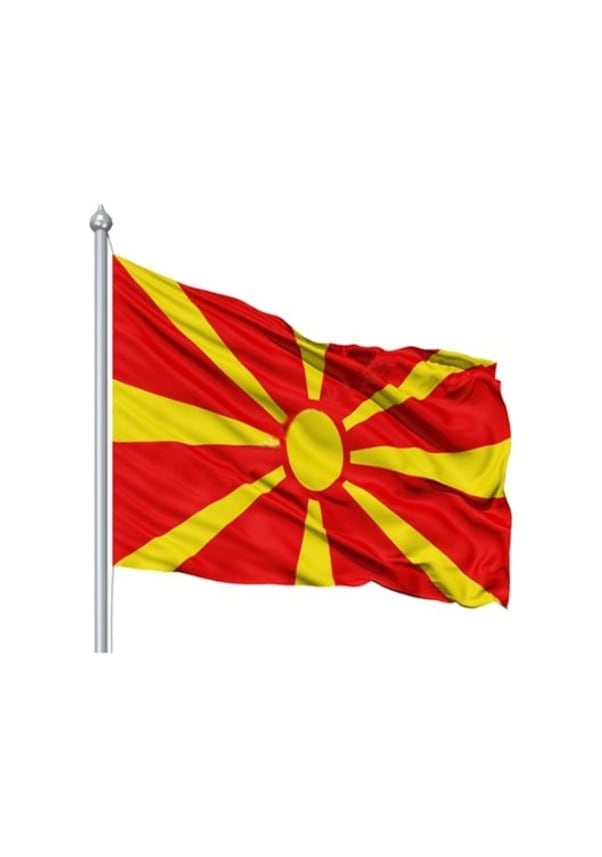 Makedonya Bayrağı 50X75Cm. Fiyatları ve Özellikleri