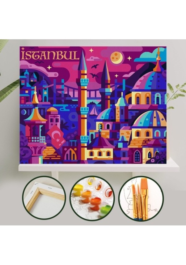 Sayılarla Boyama Tuval Seti 40X50 Cm - Istanbul Fiyatları ve Özellikleri