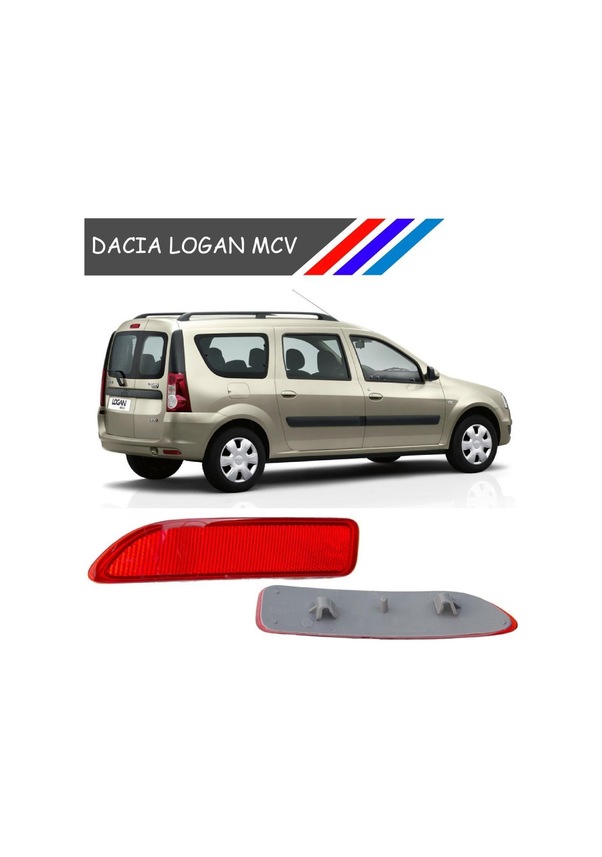 Dacia Logan Mcv Arka Tampon Reflektörü 8200751779 - 8200751778 ...