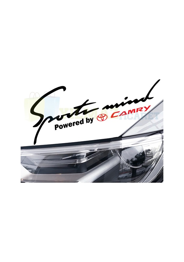 Toyota Logo Camry Logo Arma Sport Mind Oto Sticker Kaput Etiket 20 X 8 ...