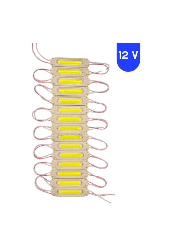 12 Volt 2 Watt Beyaz Cob Led Modül Ip65 10 Adet Modül 12V Fiyatları ve Özellikleri