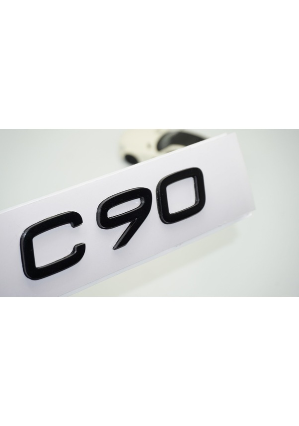 Dk Tuning C90 Siyah Abs 3m 3d Bagaj Yazı Logo Volvo İle Uyumlu ...