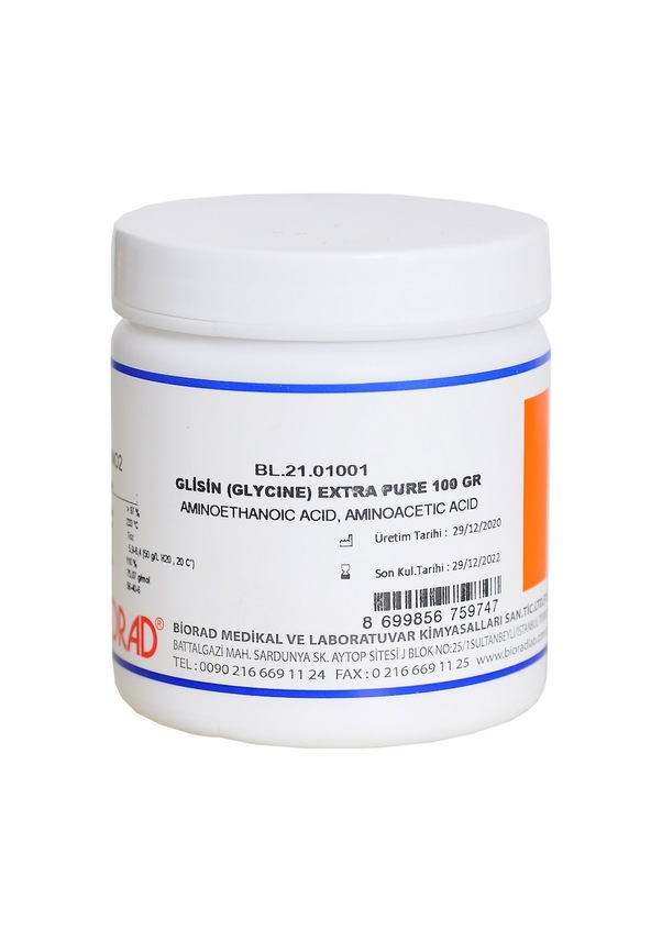 Glisin Glycine Farma Grade 100 Gr. Fiyatları ve Özellikleri