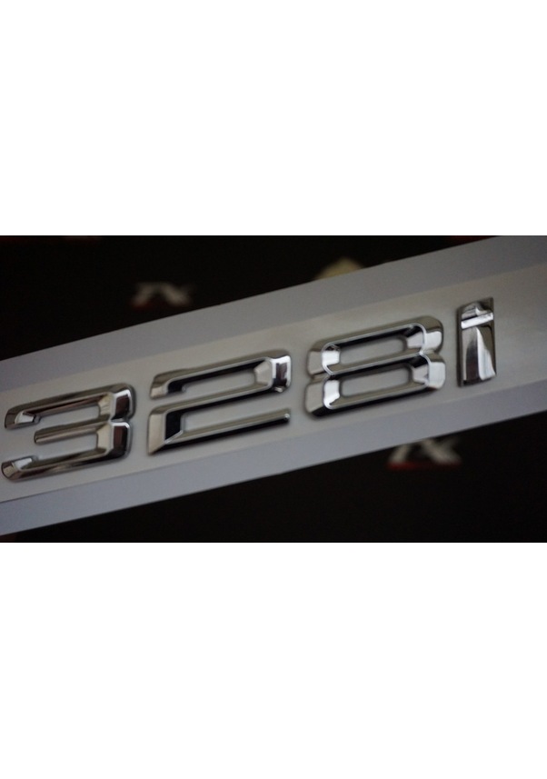 Bmw 328İ Bagaj Krom Metal 3M 3D Yazı Logo Fiyatları ve Özellikleri