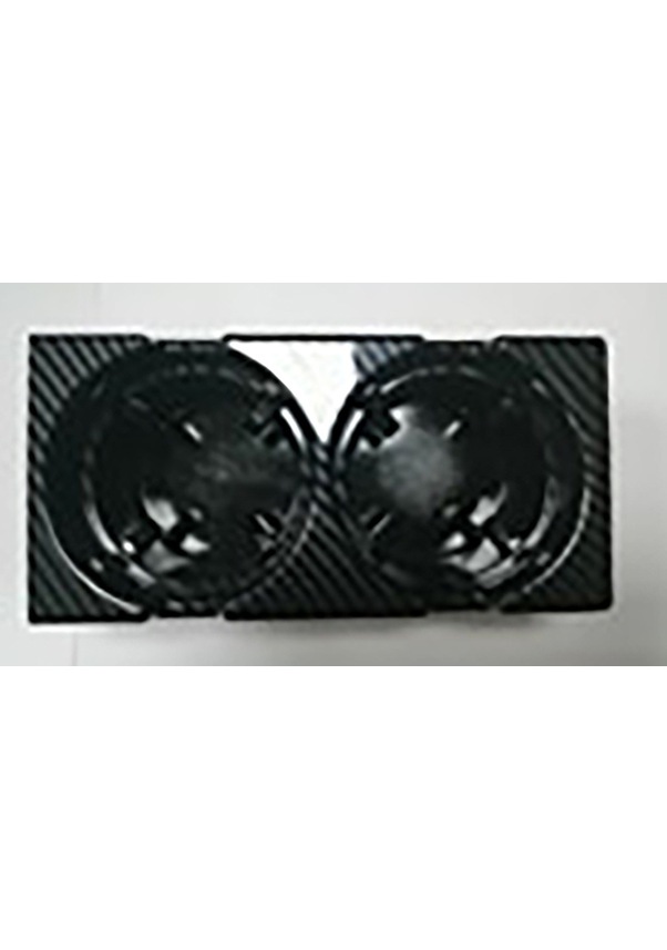 51168217953 S2 Bardaklık Orta Konsol Karbon Fıber Sıyah Bmw E46 ...