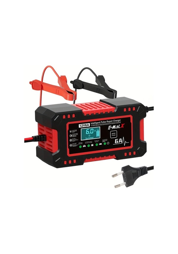 Cordial Akıllı 12v 6a Kırmızı Araba Pil Şarj Cihazı Akıllı Darbe Bakımı ...