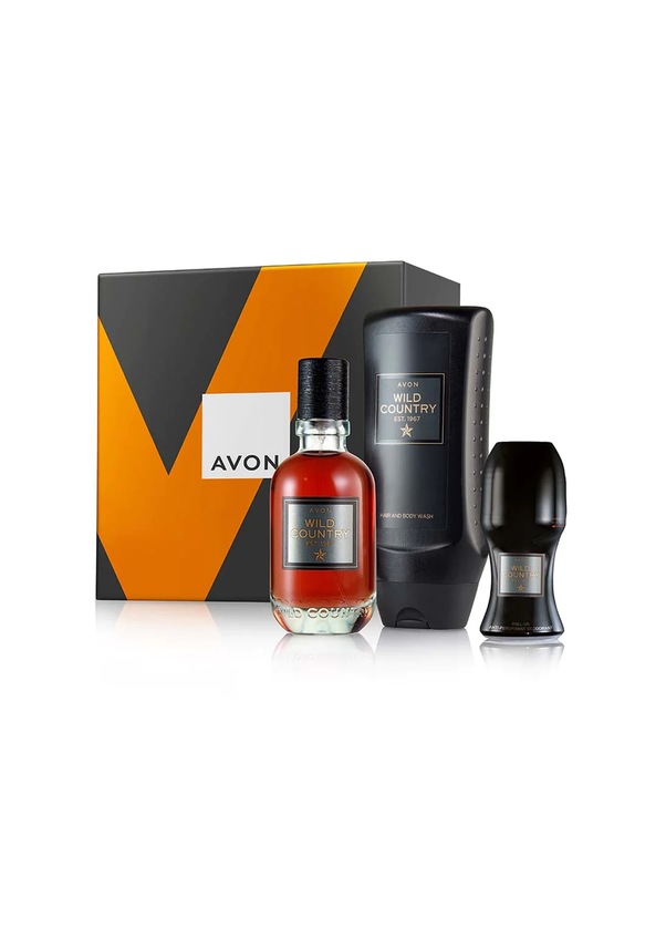Avon Wild Country Erkek Parfüm Saç Vücut Yıkama Jeli Ve Rollon Hediye ...