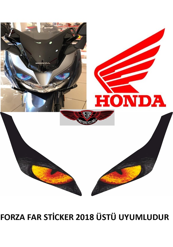 Honda Forza Far Sticker Sarı Fiyatları ve Özellikleri