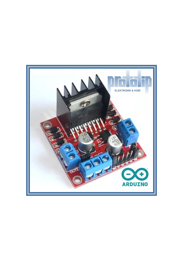 Arduino L298N Motor Sürücü Shield Motor Driver Fiyatları ve Özellikleri