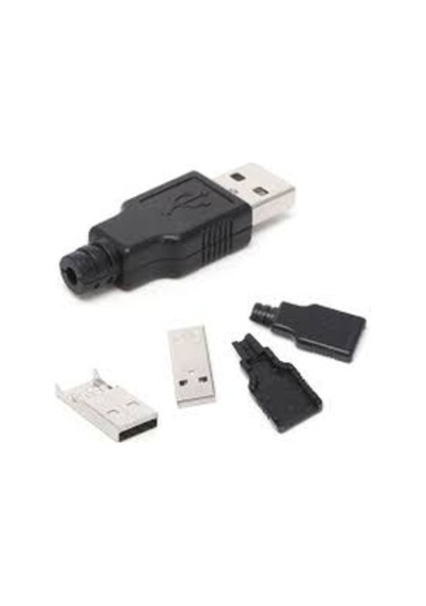 3 Adet 4 Pin Usb A Tipi Erkek Soket Plastik Kapaklı Usb Bağlantı ...