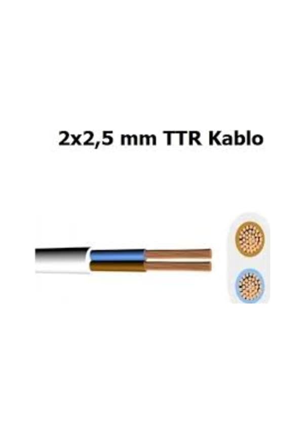 Çarkıt Cmk Cable 2X2,5 Ttr Çok Telli Kablo Tam Kesit %100 Bakır-1 Metre ...