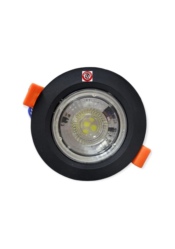 Atlantis 6 Watt 6W Cob Led Spot Siyah Kasa Yuvarlak Beyaz Işık ...