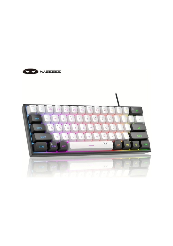 Xuweiwei Magegee Mini 60 Rgb Arka Aydınlatmalı Siyahbeyaz Karışım Oyun ...