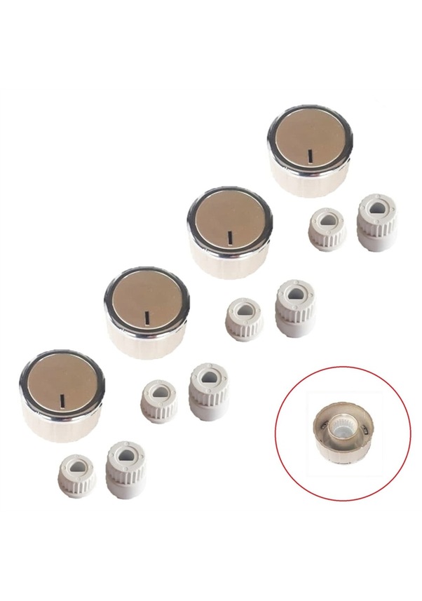 Ferre Uyumlu Düğme 4 Lü Takımı Ankastre Set Üstü Ocak Düğmesi ...