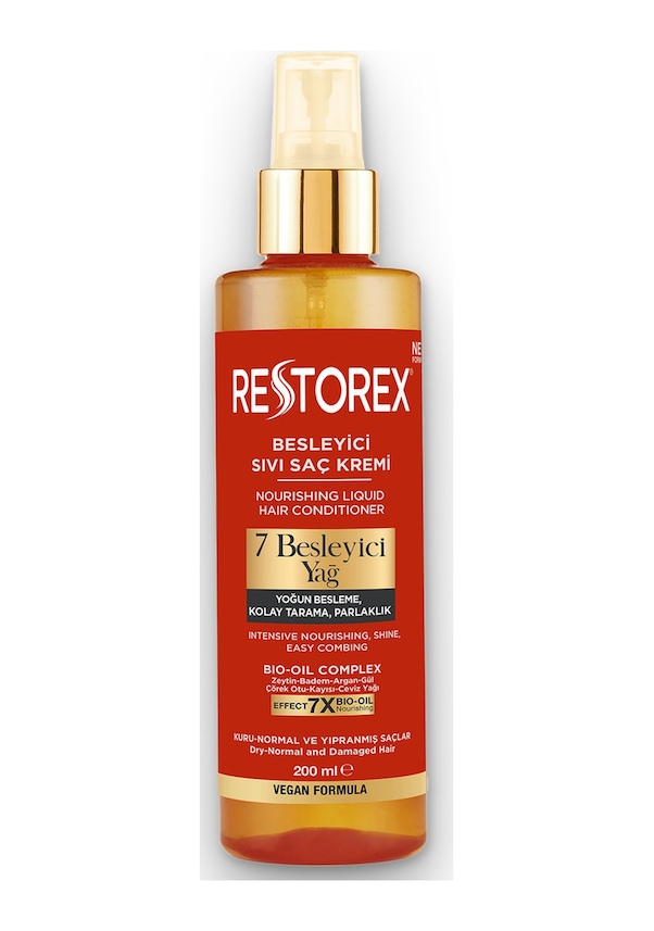 Restorex Besleyici Bakım Sıvı Saç Kremi 200 Ml - 7 Besleyici Yağ Göz ...
