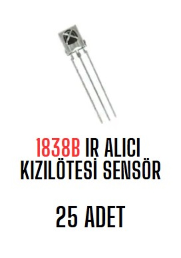 Robotiko 1838b Ir Alıcı Kızılötesi Sensör 25 Adet Fiyatları ve Özellikleri