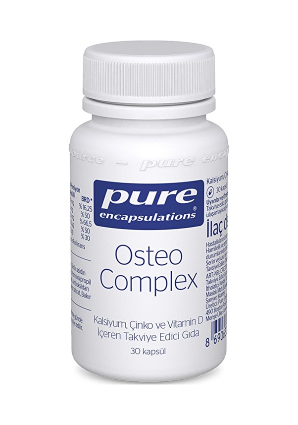 Pure Osteo Complex 30 Kapsül Fiyatları ve Özellikleri