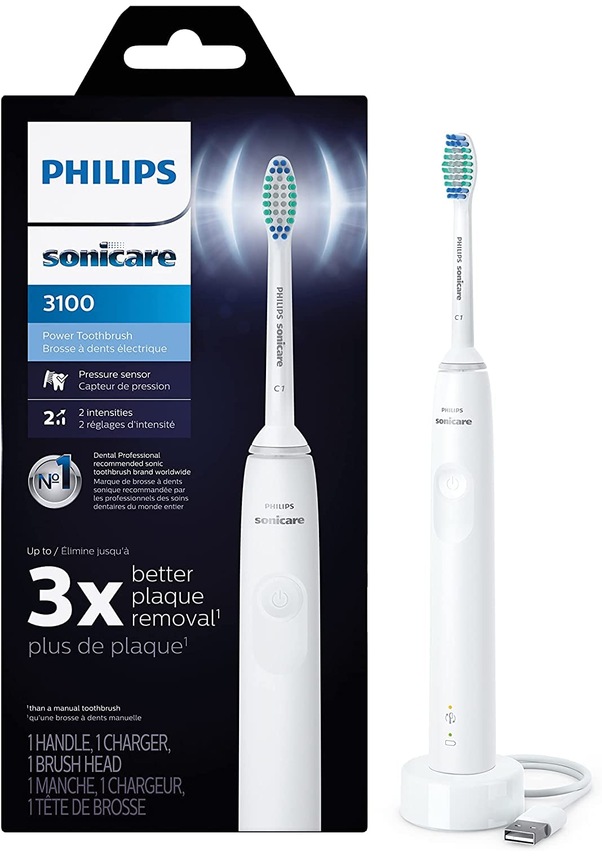 Philips Sonicare 3100 Şarj Edilebilir Elektrikli Diş Fırçası Beyaz ...