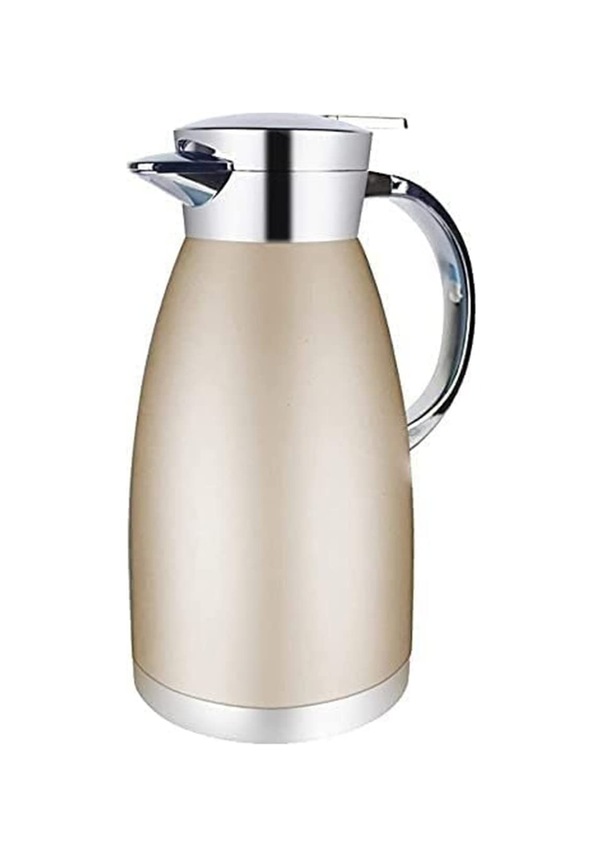Paslanmaz Çelik Vakum Sürahi, 1.8l Termos Çay Kahve Karaafe Tencere ...