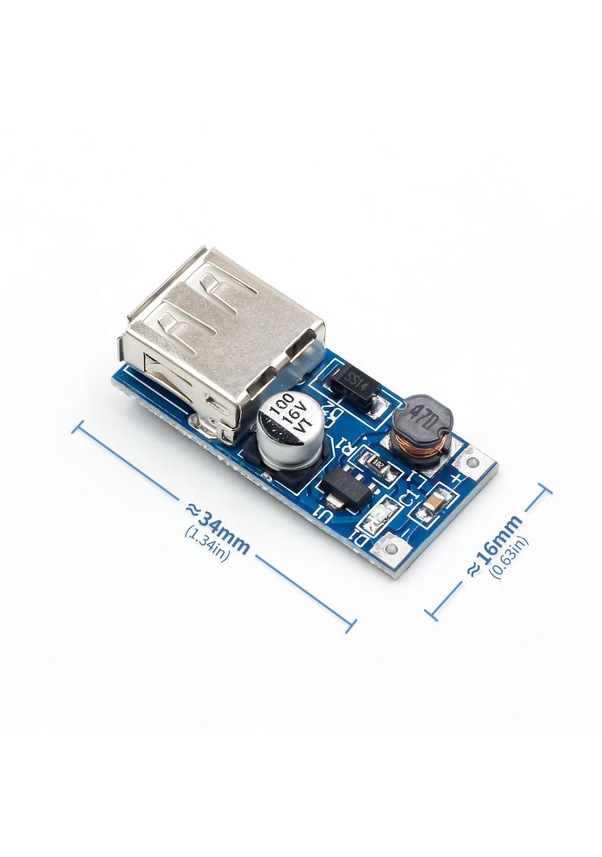 DC USB Boost Modül DC-DC USB 0.9V-5V 5V DC Voltaj Yükseltici Güç ...