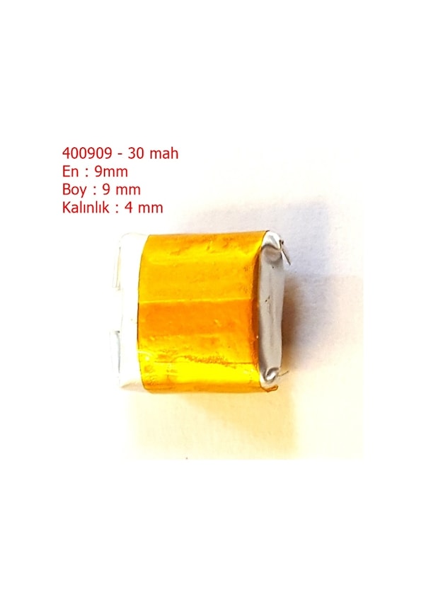 Sertec 400909 Li-Po 3.7 V 30 mAh Şarj Edilebilir Bluetooth Kulaklık ...