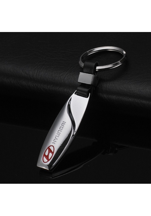 Hyundai Uyumlu Metal Anahtarlık Kırmızı Logo Car Keychain i20 i30 ...