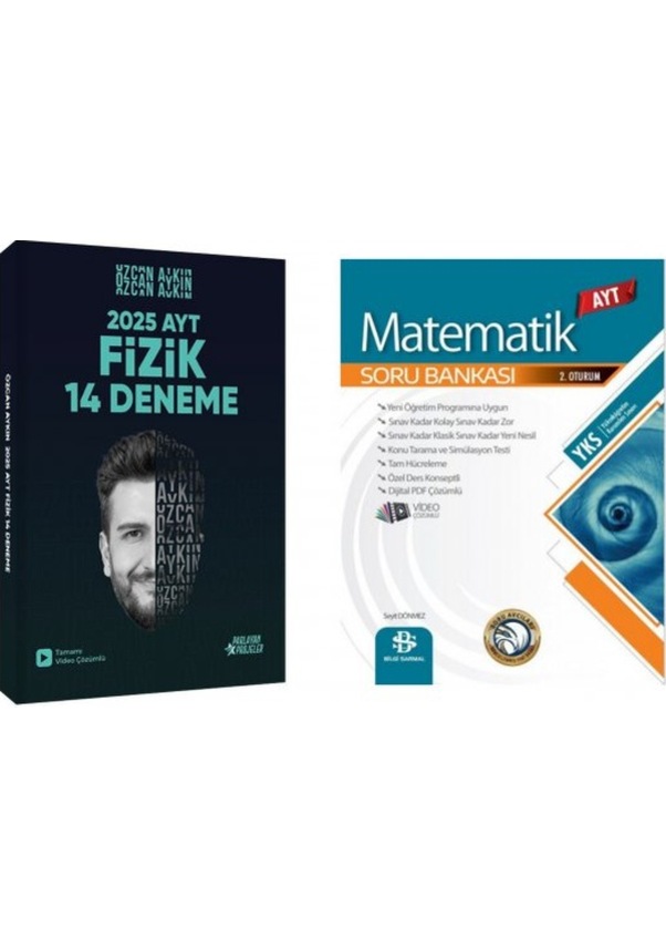 2025 Ayt Fizik 14 Deneme Özcan Aykın+ Bilgi Sarmal Ayt Matematik Soru Bankası Fiyatları ve ...