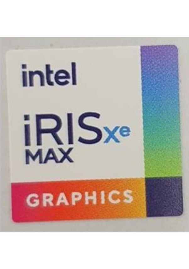 OEM intel iRISxe MAX GRAPHICS Sticker Etiket D93 Fiyatları ve Özellikleri