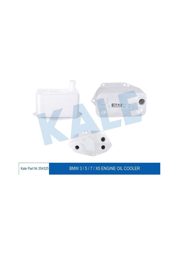 Kale-354325 - Yağ Soğutucu Bmw 3 E46 5 E39 7 E38 X5 E53 Fiyatları ve Özellikleri