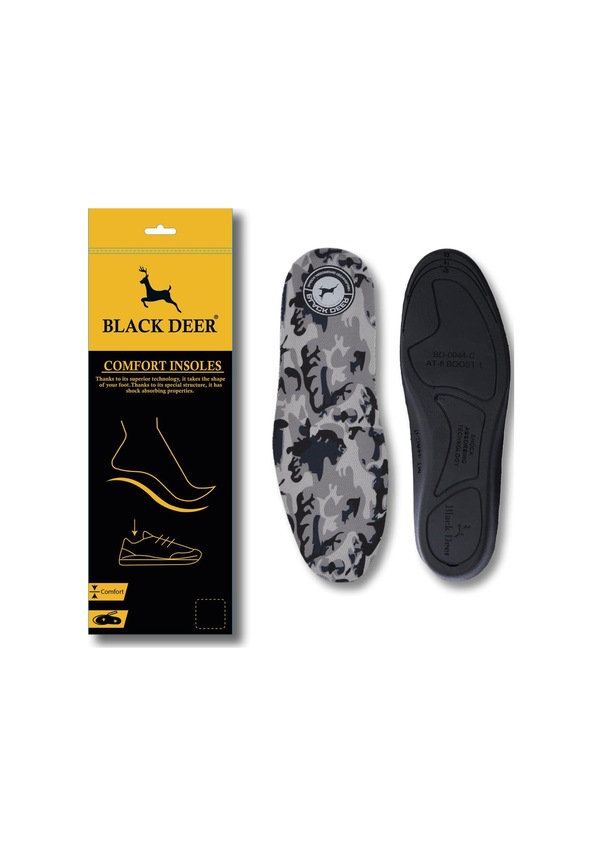 BLACK DEER Shock Absorbing Technology Supportive N20 Gri Kamuflaj 40-42 ...