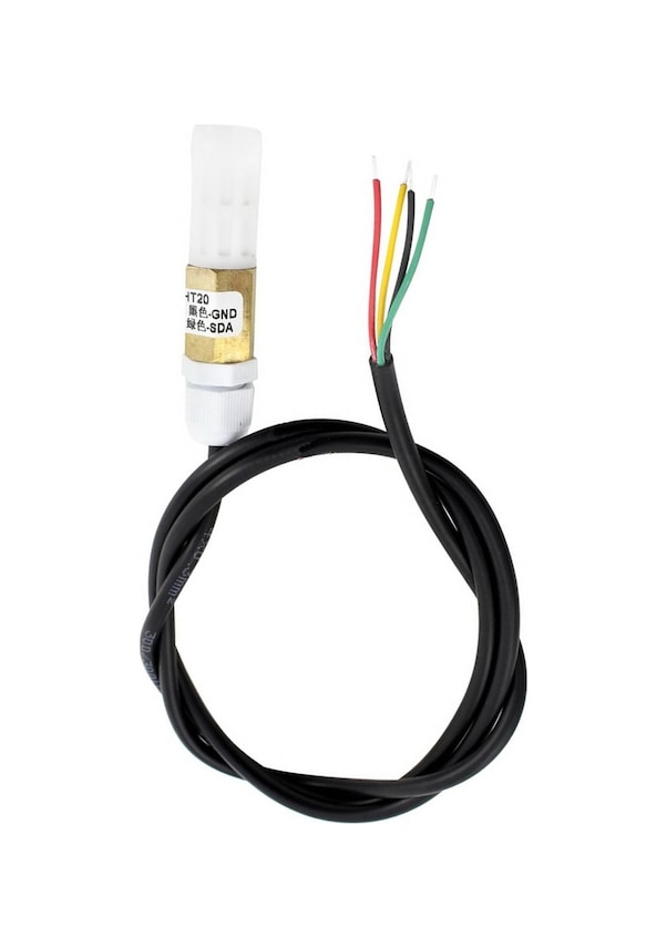 Robizstore SHT20 I2C Kablolu Su Geçirmez Sıcaklık ve Nem Sensörü ...
