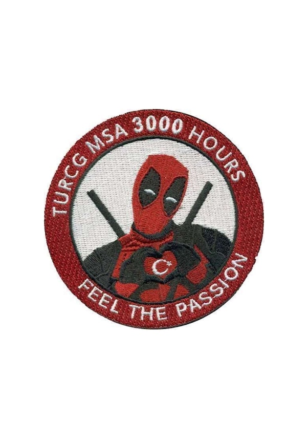 Turcg Msa 3000 Hours The Passıon Nakış Işleme Arma Patch Peç 9,5 Çok ...
