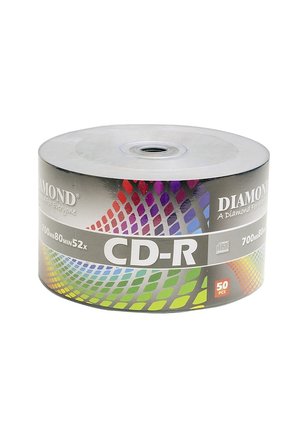 Ayt Diamond Cd-r 52x 700 Mb 80 Min Boş Cd 50 Li Paket 80 Dakika Kayıt ...