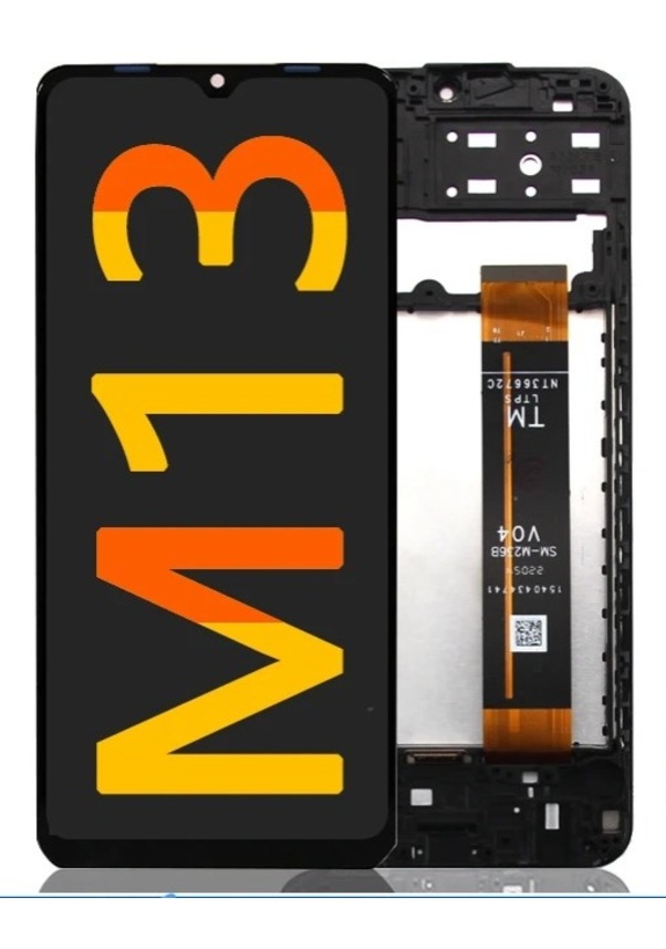 Samsung Uyumlu Galaxy M13 Sm-m135f Lcd Ekran Dokunmatik Çıtalı Siyah ...