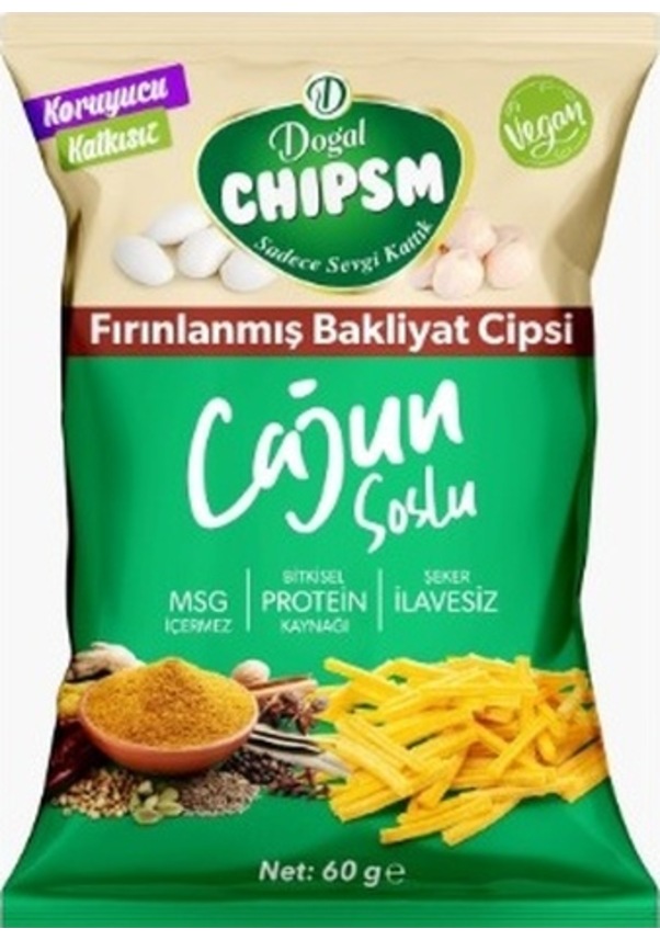 Doğal Chipsm Bakliyat Cipsi Cajun Soslu 60 Gr. 12'li Fiyatları ve ...