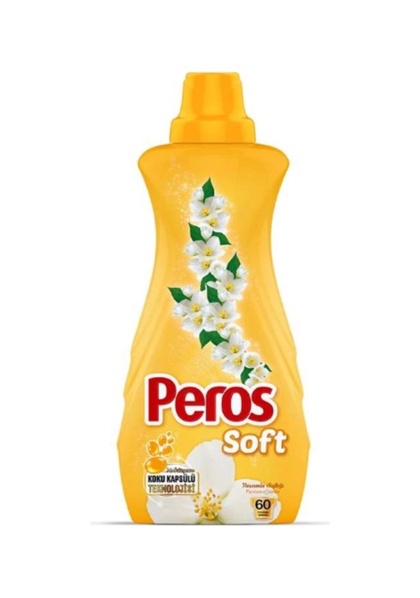 Peros Soft Konsantre Çamaşır Yumuşatıcısı Yasemin Saflığı 1440 ML ...
