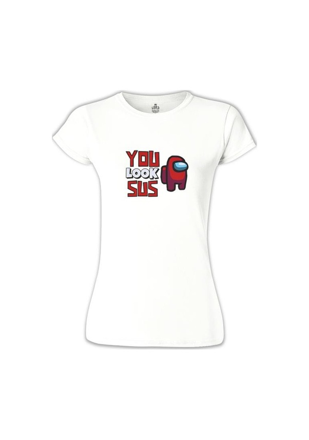Among Us - You Look Sus Beyaz Kadın Tshirt 001 Beyaz M Fiyatları ve ...