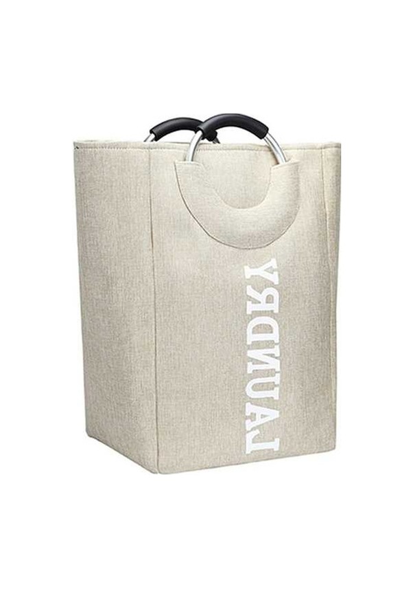 Ulzyvf Taşıma Sepeti, Portatif Katlanabilir Çantası Çamaşır Çamaşır Bej ...