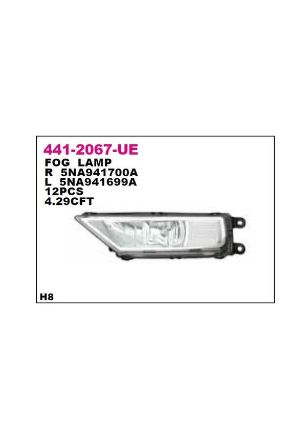 Dpo Sıs Lambası Sol Volkswagen Tıguan 16- MR00-DPO-441-2067L-UE ...