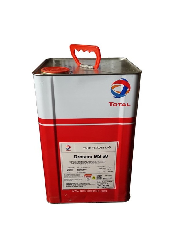 Total Drosera MS 68 Kızak Takım Tezgah Yağı 16 KG Fiyatları ve Özellikleri