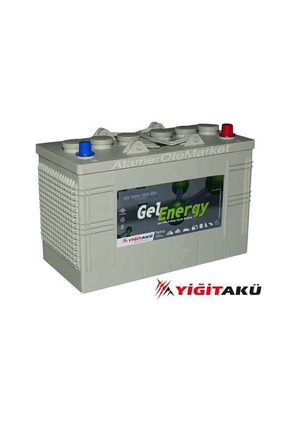 12 V 100 Ah-Amper Jel Solar Güneş Enerji Aküsü Yiğit Akü / 380397389 ...